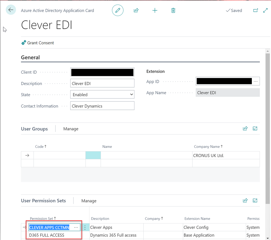 Clever Dynamics - EDI Setup
